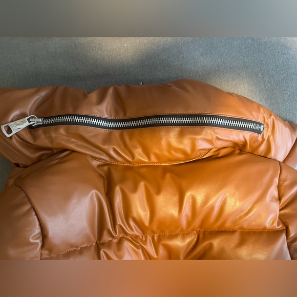 SAM. | Jackets & Coats | Sam Nyc Vegan Leather Isabel Saddle Color Sz ...